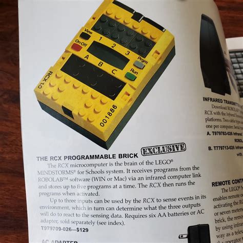 Rcx Programmable Brick Lego Robotic Set