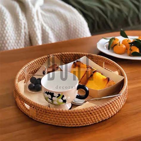 Khay Mây Tròn Đựng Đồ Đa Năng Nhiều Mẫu Nhiều Kích Thước