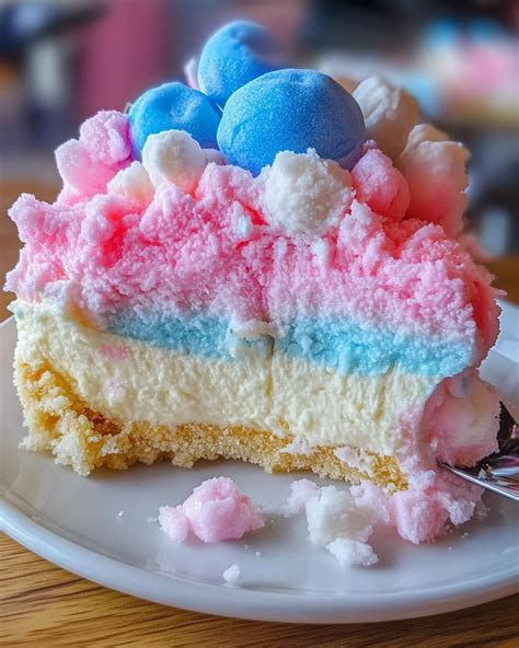 Cotton Candy Cheesecake