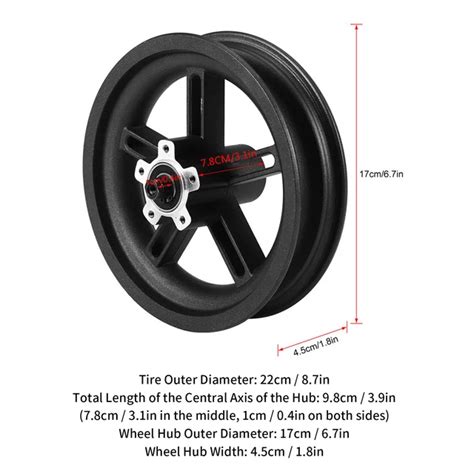 85 Inch Scooter Solid Tire Replacement Explosion Proof Solid Tire