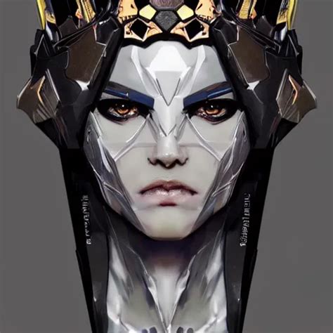 A Female Transformer With A Crown Black Eyes Very Stable Diffusion