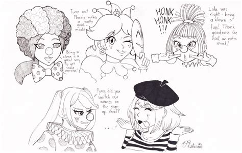 Clown Week Smash Girls 3 By Jesturia On Deviantart Clown Week Smash Girls 3 By Jesturia On Deviantart