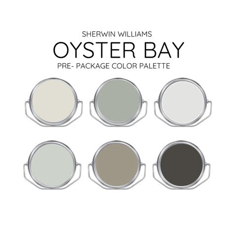 Oyster Bay Coordinating Colors Modern Interior Home Pre Packed Paint