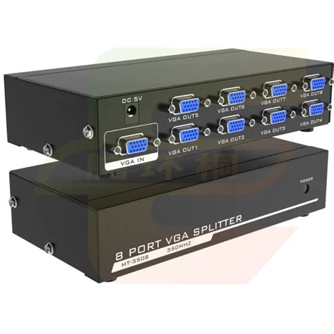 8 PORT VGA SPLITTER 350MHZ FJ3508 EZONE COMPUTER INTERNATIONAL SDN BHD