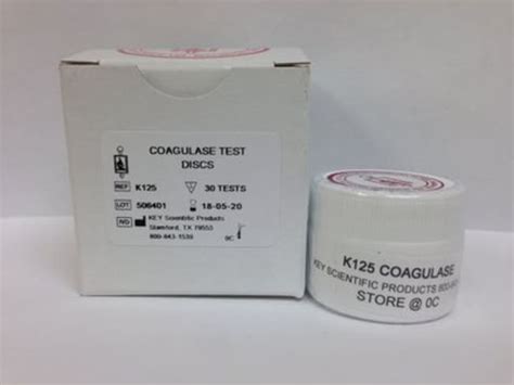 Key Scientific Products Coagulase Test Disk 30btl Quantity Each Of