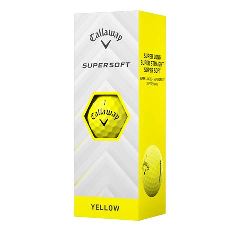 Callaway Supersoft Golf Balls 25 Yellow Dozen Golf City