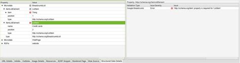 Structured Data Analysis Screaming Frog