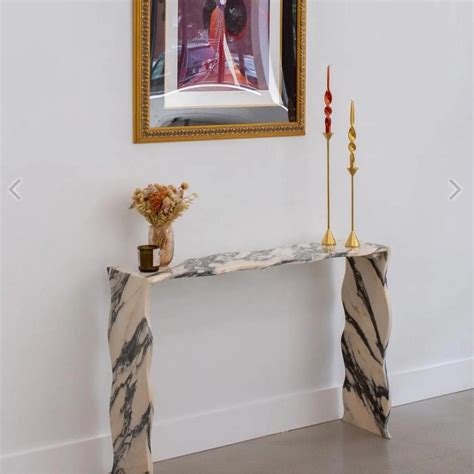 Halle Marble Console Table Nismaaya Decor
