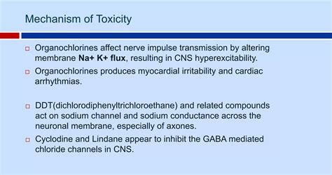Organochlorine Toxicitypptx