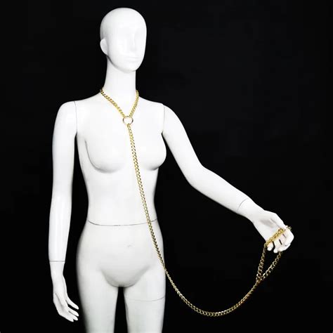 Juego De Bondage Correa De Metal Lencería Bdsm Juguetes Sexuales