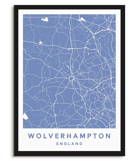 Wolverhampton England Map Plume