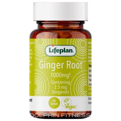 Lifeplan Ginger Root 1000 Mg 90 Tablets