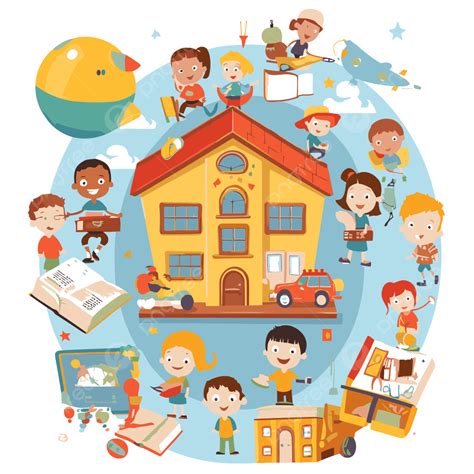 Learning Centers Clipart