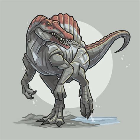 Jurassic Park 3 Spinosaurus Drawings