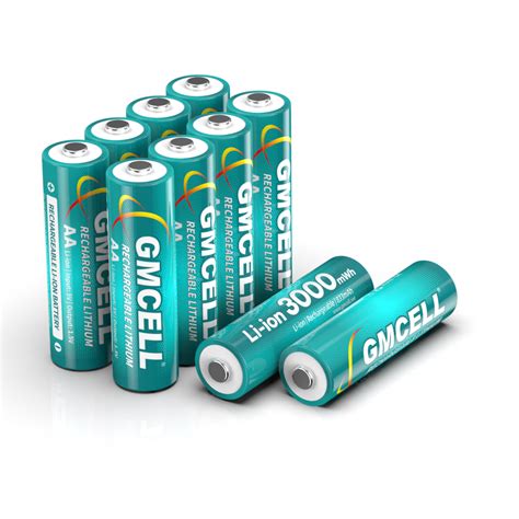 Lithium Rechargeable Batteries Aa