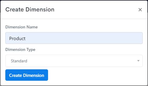 Creating Product Dimension Modlr