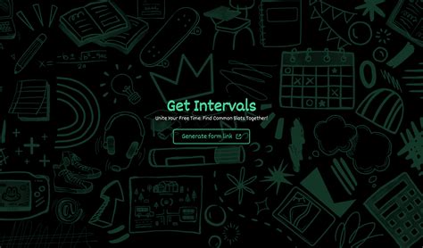 github coderkrysio get interval unite your free time find common
