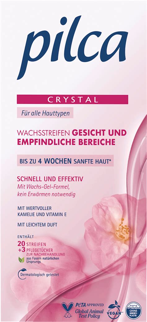 Pilca Wachsstreifen Gesicht Crystal 20 St Dmat