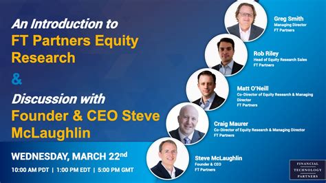 Ft Partners Vip Video Conference Introduction To Ft Partners Equity