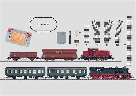 Mega Digital Startset 230 Volt Met 2 Treinen Reizigerstrein En