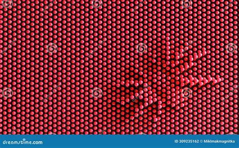 Pixel Art Dangerous Spider Lots Of Red Pixel Details Symbolic