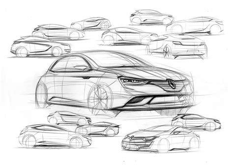 Renault Concept Car Sketches On Behance