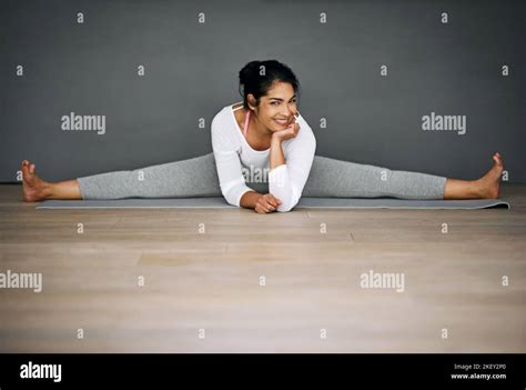 Im Always Happy After My Yoga Routine Portrait Of An Attractive Young
