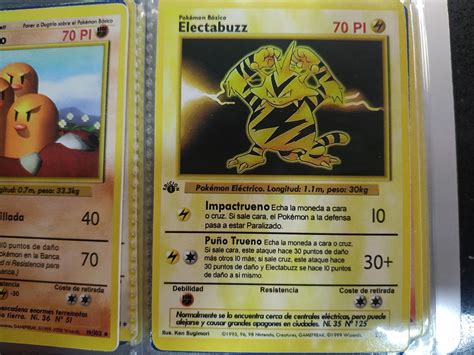 Carta Electabuzz Edición 1 Retrosotano