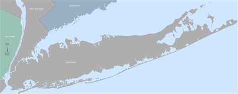 Map Of Long Island Home To The East Egg And West Egg Of The Great