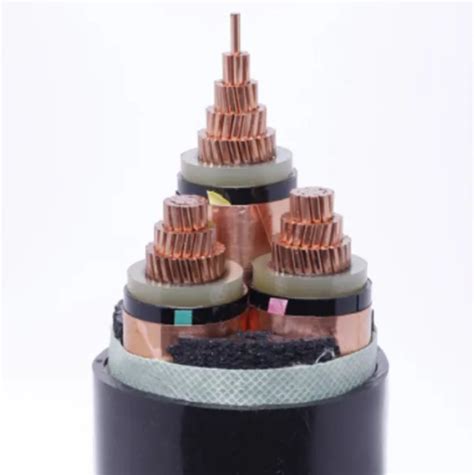 Mv Cable 3x185mm2 Copper Conductor Xlpe Insulation Pvc Jacket Medium Voltage Cable And High
