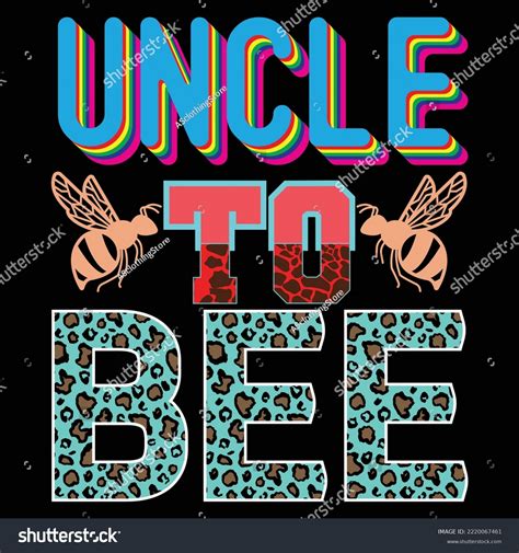 Uncle Bee T Shirt Design Stock Vector Royalty Free 2220067461 Shutterstock