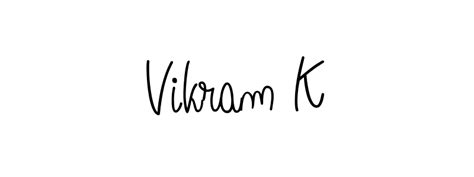 99 Vikram K Name Signature Style Ideas Creative E Sign