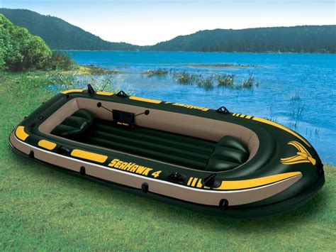 Четырехместная надувная лодка Seahawk 4 Intex, до 375 кг. - INTEX ...
