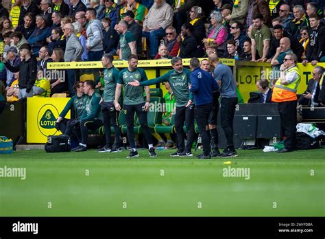 Ipswich Town Manager Kieran Mckenna And Norwich City Manager David Wagner Has A Conversation