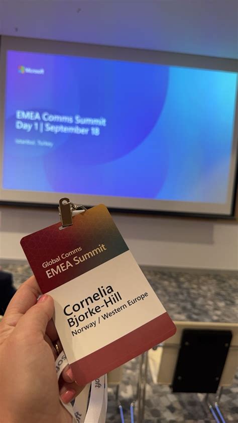 Microsoft Microsoftlife Communications Pr Summit Cornelia Bjørke