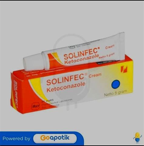 Solinfec Ketoconazole Salep Obat Gatal Selangkangan Kurap Kadas Eksim