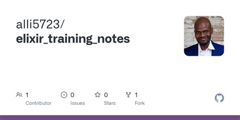 Github Alli5723elixirtrainingnotes