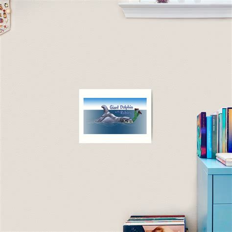 Giant Dolphin With Rabies Art Print By Darkdad Redbubble