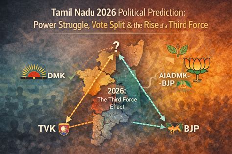 Tamil Nadu 2026 Political Prediction Power Struggle Vote Split And The
