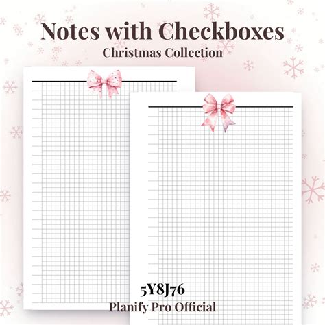 Notes Christmas Collection Planify Pro