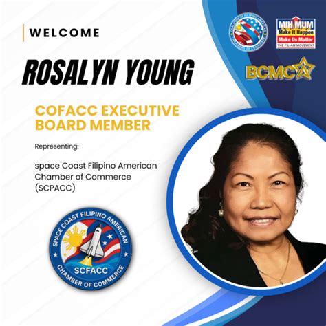 Rosalyn Young Coalition Of Filipino American Chambers Of Commerce