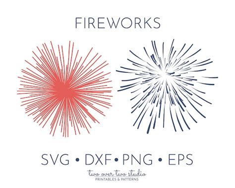 Fireworks Svg File Fireworks Clipart Fire Works Clip Art Etsy