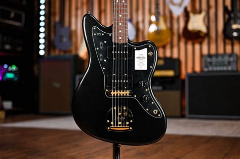 Fender Made In Japan Traditional 60s Jazzmaster Black Pearl Guitar