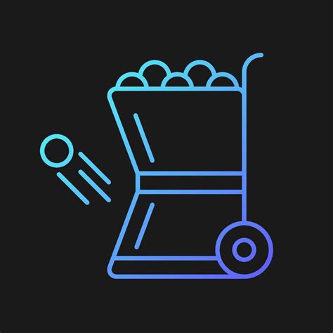 Ball Throwing Devices Gradient Vector Icon For Dark Theme 4841422 Vector Art At Vecteezy