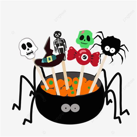 Halloween Spider Candy Halloween Ghost Festival Terror Png