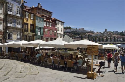 Restaurant In The Ribeira Editorial Stock Image Image Of Outside 86985324