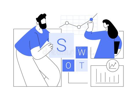 Swot Analysis Abstract Concept Vector Illustration Stock Vector