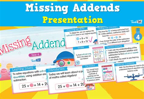 Missing Addends Presentation Teacher Resources And Classroom