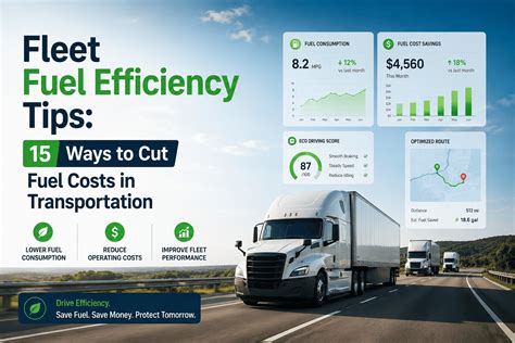 Fleet Fuel Efficiency Tips 15 Ways To Cut Fuel Costs In Transportation