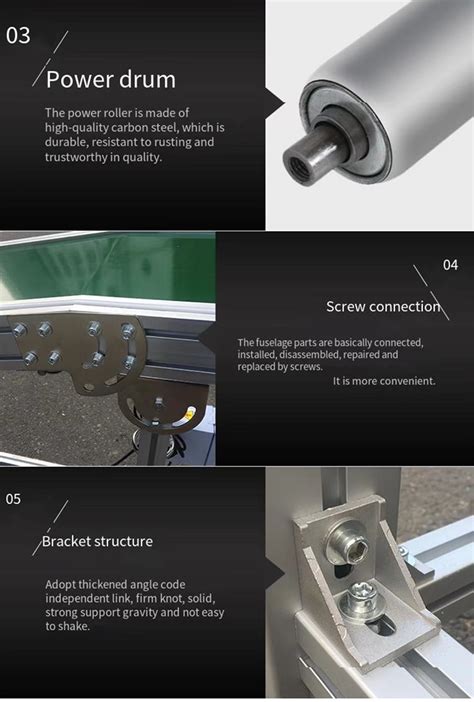 Liangzo Easy To Clean Assembly Line Conveyor 075kw 3kw Power